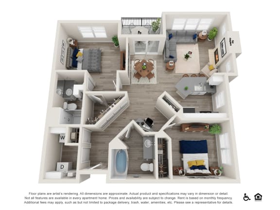 Floor Plans of Solara in Seattle, WA