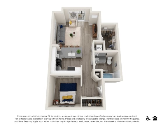 Floor Plans of Solara in Seattle, WA