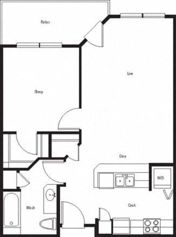 Floor Plans of Solara in Seattle, WA