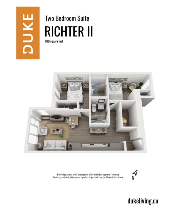 Floor Plans of The Duke in Vancouver, BC