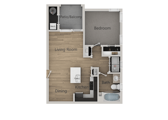 Floor Plans of Reserve at View 78 Apartments in Midvale, UT