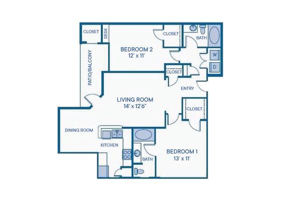Floor Plans of Monterey Ranch in Austin, TX