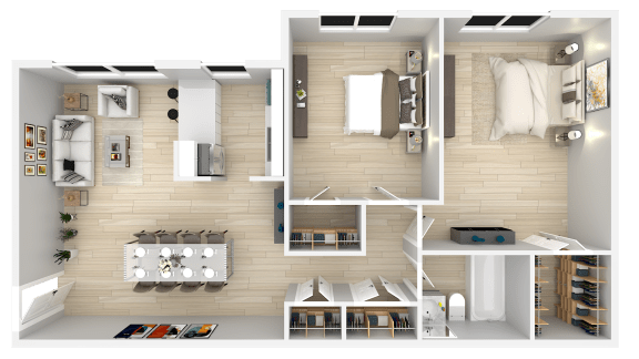 1, 2 & 3 Bedroom Apartments in Forestville, MD | Flats of Forestville