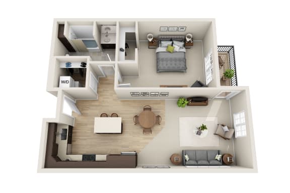 Floor Plans of Cardinal Point Apartments in Grand Forks, ND