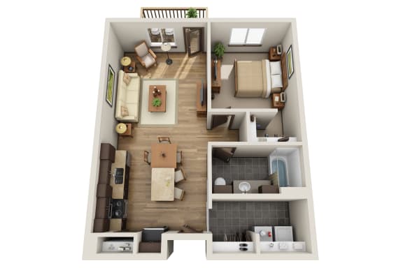 Floor Plans For Rent at Deer Ridge Apartment Homes