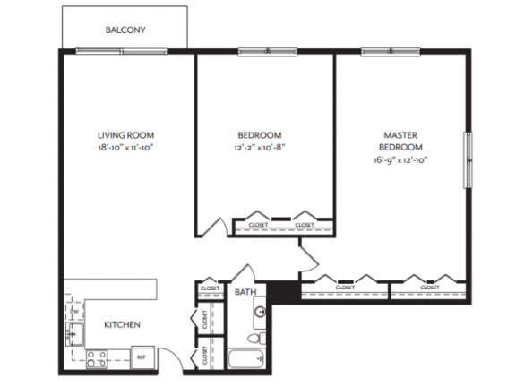 Floor Plans of Andover Place Apartment Homes in Andover, MA