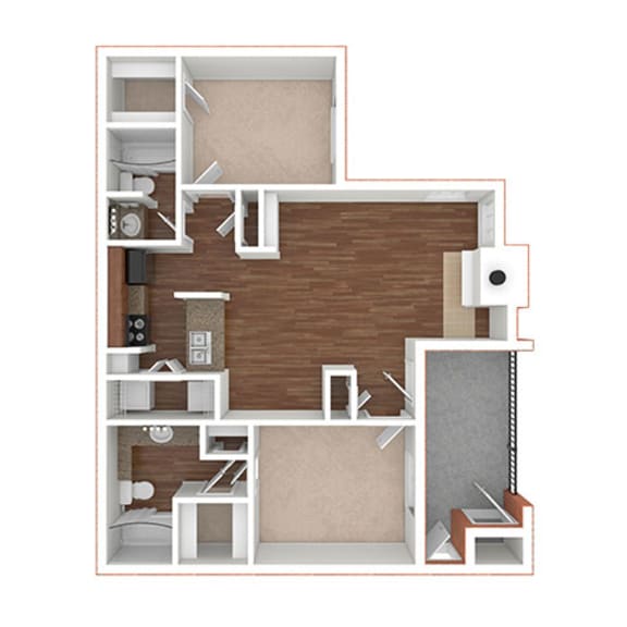 Floor Plans of Sutton Place in Dallas, TX