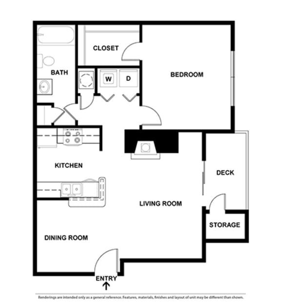 Floor Plans of The Atlantic Brookhaven in Brookhaven, GA