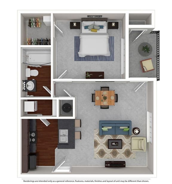 Floor Plans of The Atlantic Brookhaven in Brookhaven, GA