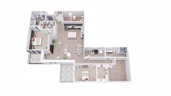 Studio, 1, 2 & 3-Bed Apartments in South St Louis | Tesson Ridge