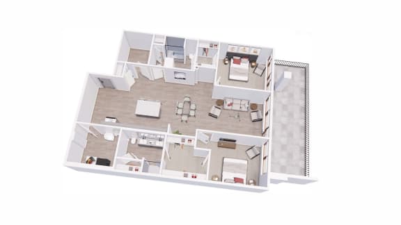 Studio, 1, 2 & 3-Bed Apartments in South St Louis | Tesson Ridge