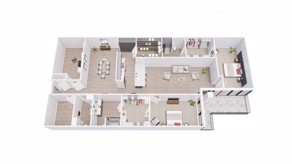 Studio, 1, 2 & 3-Bed Apartments in South St Louis | Tesson Ridge