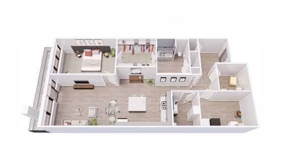 Studio, 1, 2 & 3-Bed Apartments in South St Louis | Tesson Ridge