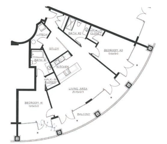 Studio, 1 & 2 Bedroom Apartments in South Side Flats | The Flats at ...