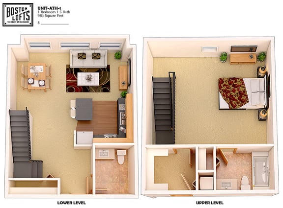 1, 2 & 3 Bedroom Apartments in Milwaukee, WI | Boston Lofts