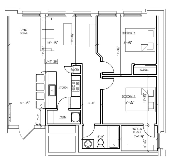 Floor Plans of Lafayette Lofts in St. Louis, MO