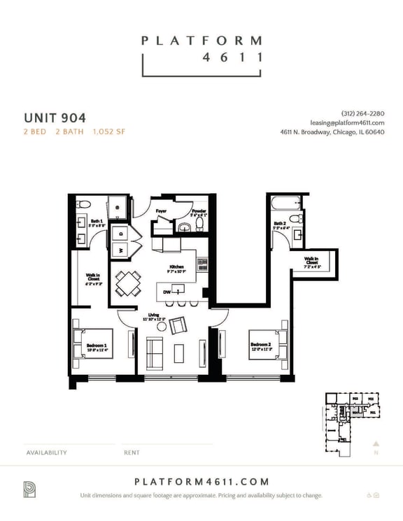 Elevated Living in Uptown Chicago | Luxury Floor Plans at Platform 4611