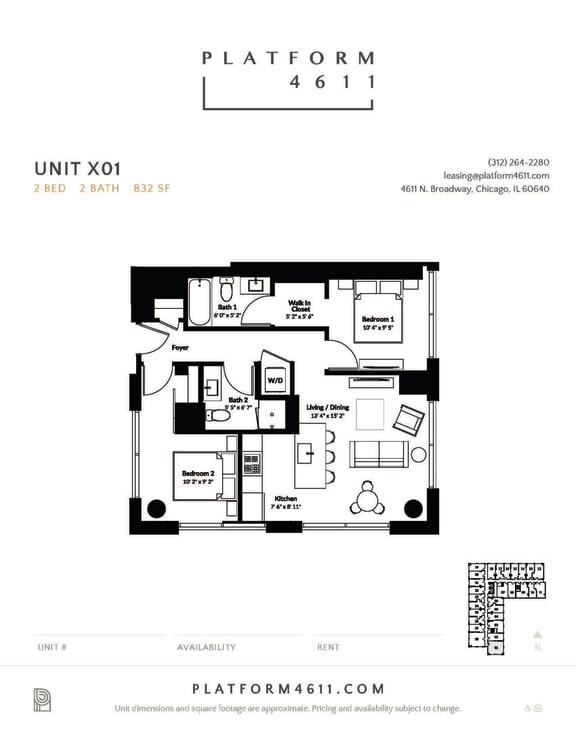 Elevated Living in Uptown Chicago | Luxury Floor Plans at Platform 4611