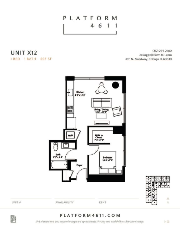 Elevated Living in Uptown Chicago | Luxury Floor Plans at Platform 4611