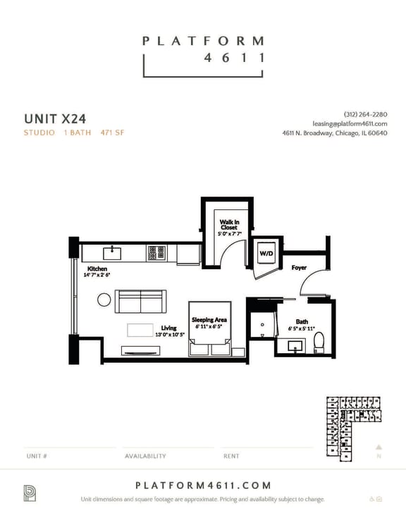 Elevated Living in Uptown Chicago | Luxury Floor Plans at Platform 4611