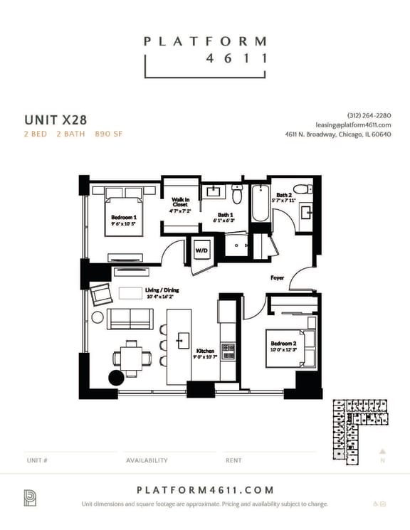 Elevated Living in Uptown Chicago | Luxury Floor Plans at Platform 4611