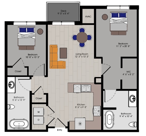 Floor Plans of Vista Point in Mahtomedi, MN