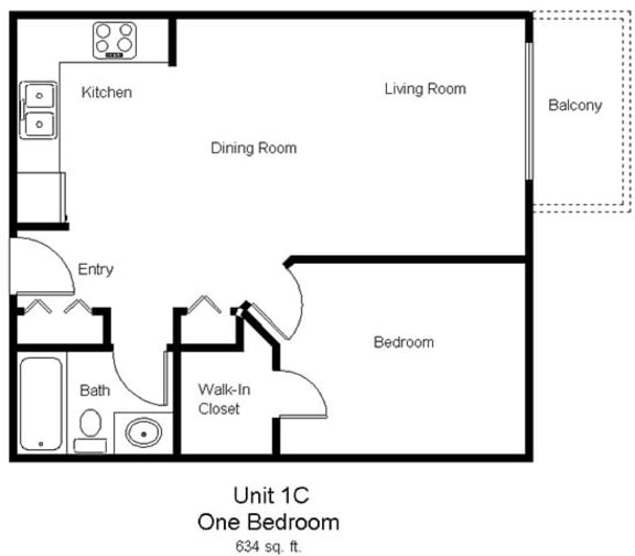 Floor Plans of Dove Tree Apartments in Elk River, MN