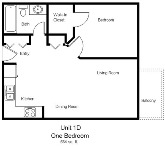 Floor Plans of Dove Tree Apartments in Elk River, MN