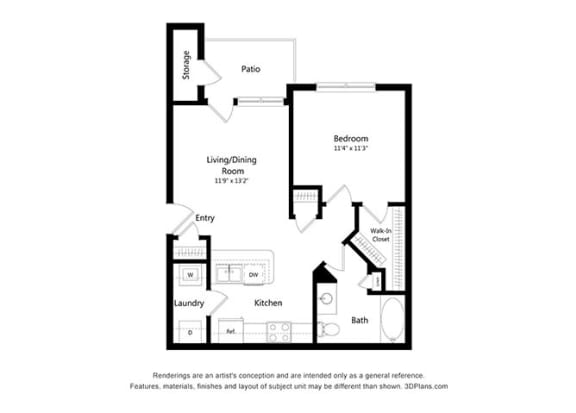 Floor Plans of Wellington Ridge Apartments in Covington, GA
