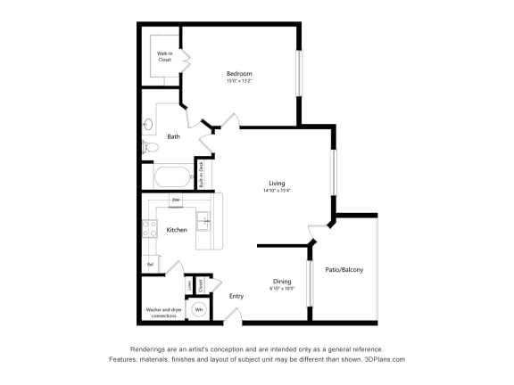 Floor Plans of Alexander at Stonecrest Apartments in Lithonia, GA