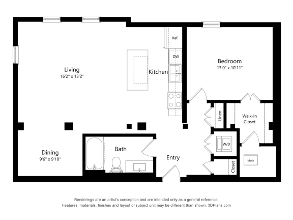 Floor Plans of Upper Post Flats in Fort Snelling, MN