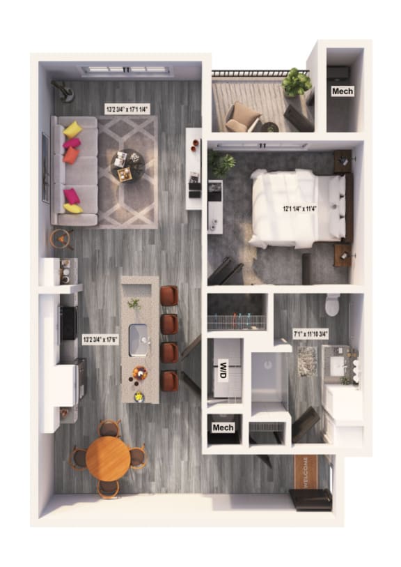 1, 2 & 3-Bedroom Apartments in Roanoke, VA | The View at Blue Ridge Commons