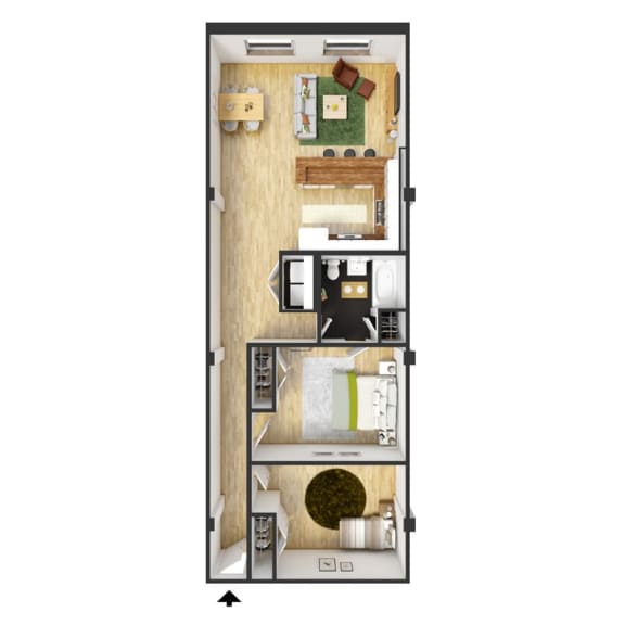 1, 2 & 3 Bedroom Lofts in Richmond, VA | The Hudson