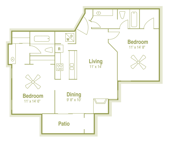 Floor Plans of Bandera Crossing in San Antonio, TX