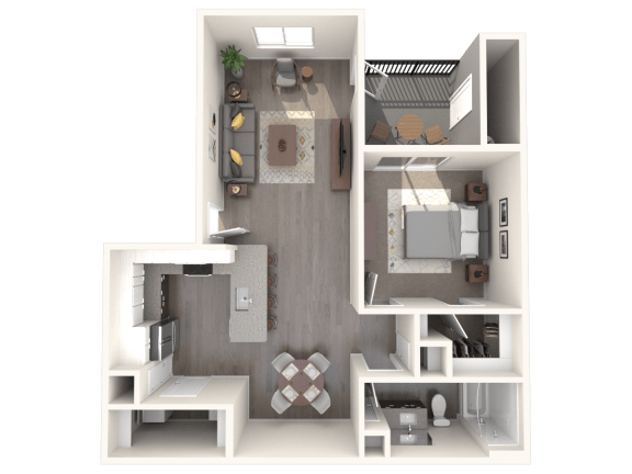 1, 2 & 3 Bedroom Apartments in Chandler, AZ | Zaterra | Floor Plans