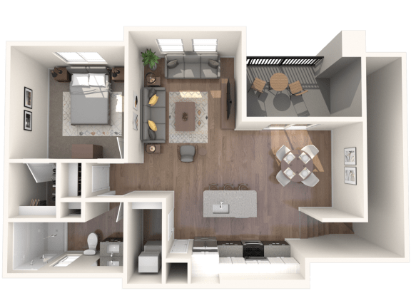 1, 2 & 3 Bedroom Apartments in Chandler, AZ | Zaterra | Floor Plans