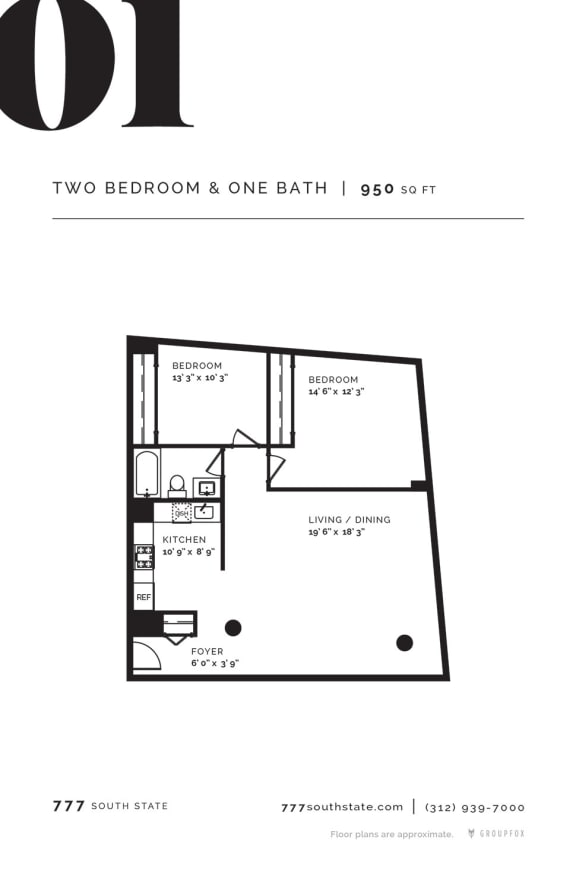 Floor Plans of 777 South State in Chicago, IL