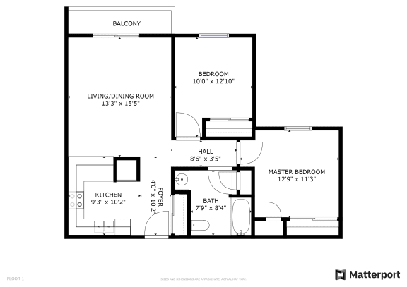 Floor Plans of Deer Run Terrace in Bellingham, WA