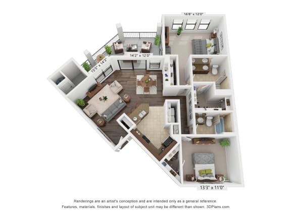 Floor Plans of Two Rivers in Georgetown, TX