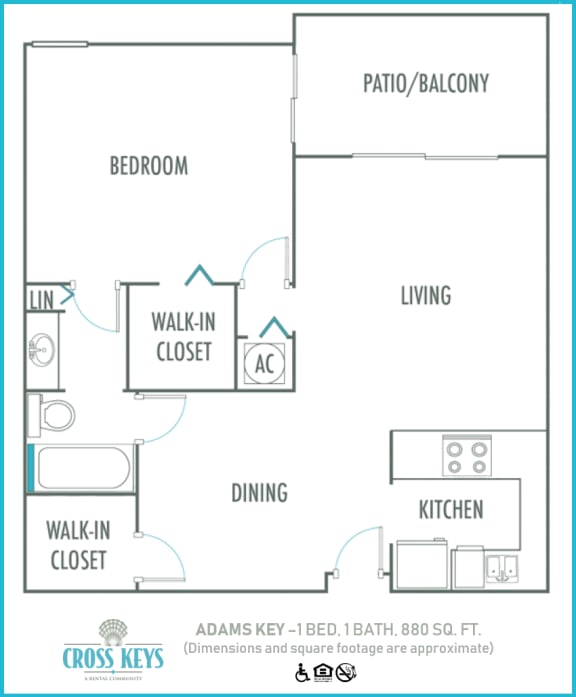 Floor Plans of Cross Keys in North Lauderdale, FL