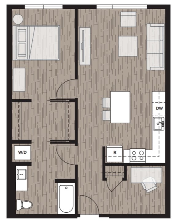 Floor Plans of Riverfront Everett in Everett, WA