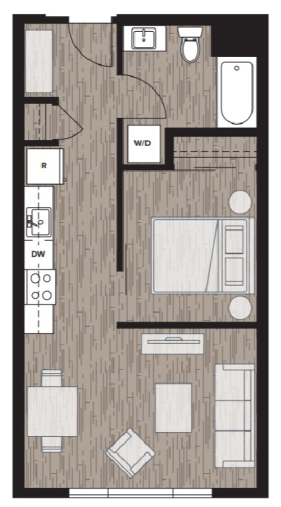 Floor Plans of Riverfront Everett in Everett, WA