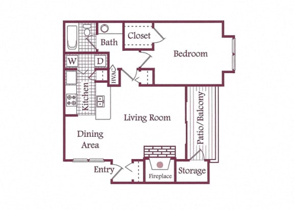 Floor Plans of The Timbers in Raleigh, NC