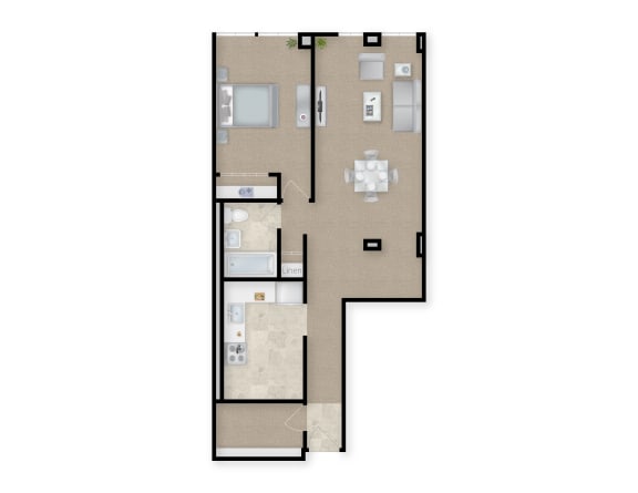 Floor Plans of May Building Apartments in Pittsburgh, PA
