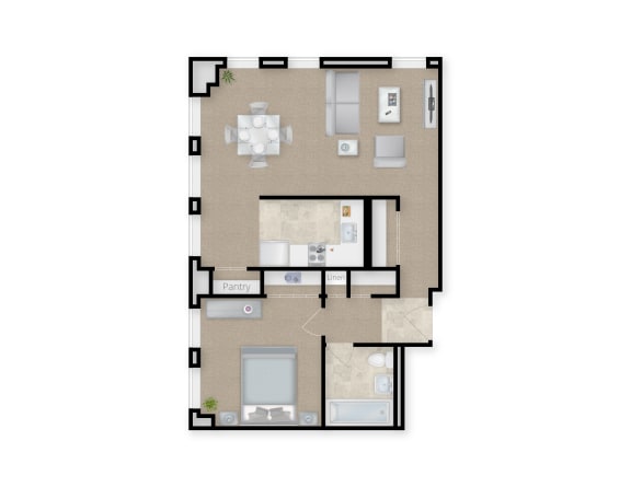 Floor Plans of May Building Apartments in Pittsburgh, PA