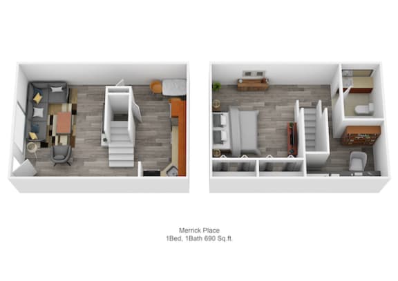 1, 2 & 3 Bedroom Apartments in Lexington, KY | Merrick Place