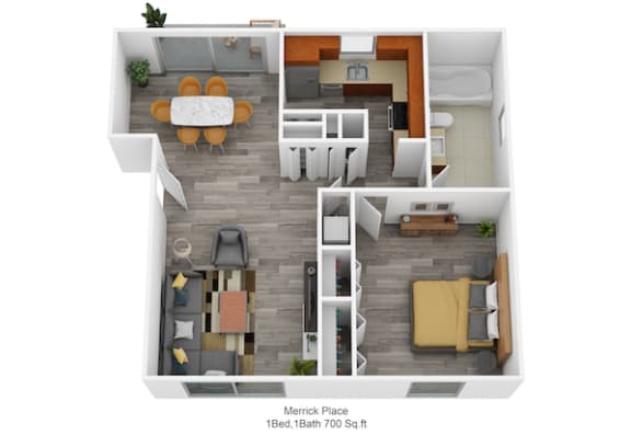 1, 2 & 3 Bedroom Apartments in Lexington, KY | Merrick Place