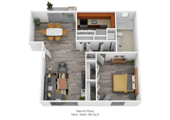 1, 2 & 3 Bedroom Apartments in Lexington, KY | Merrick Place