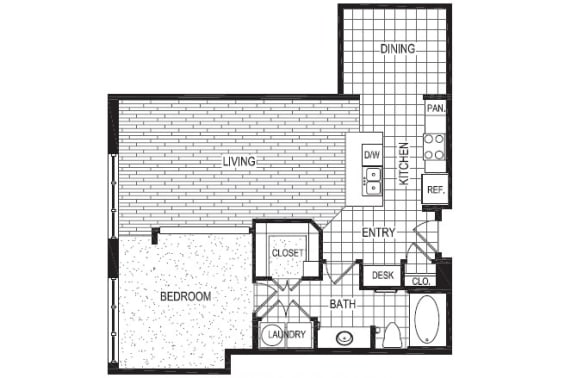 1 & 2 Bedroom Fells Point Apartments | The Crescent at Fells Point