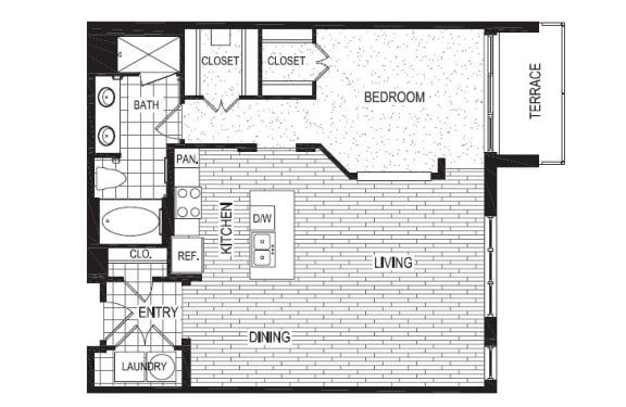 1 & 2 Bedroom Fells Point Apartments | The Crescent at Fells Point
